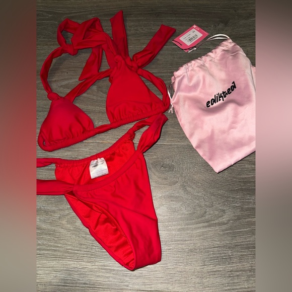 Edikted | Swim | Edikted Red Bikini Set Brazilian Style | Poshmark